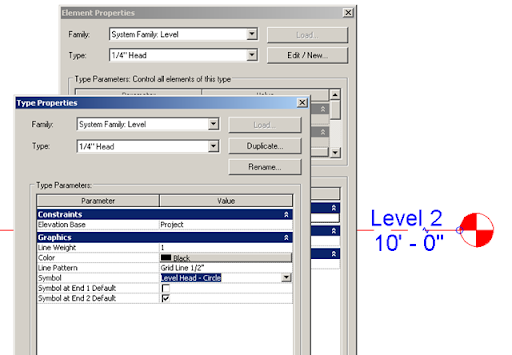 Revitize - Another Revit Blog: Editing Level Heads text height